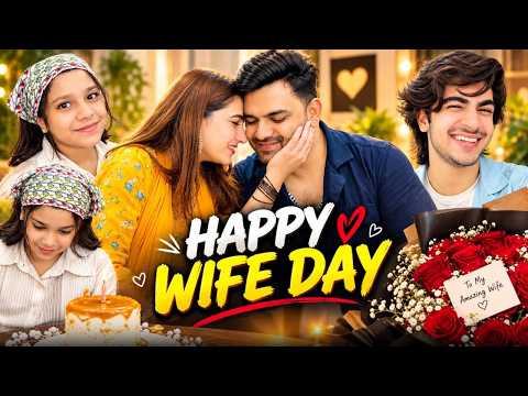 SADAF KO DIYA WIFE DAY SURPRISE // SADAF FAMILY KA PODCAST // ABUBAKAR SADAF KI CALL NAHI UTHATA