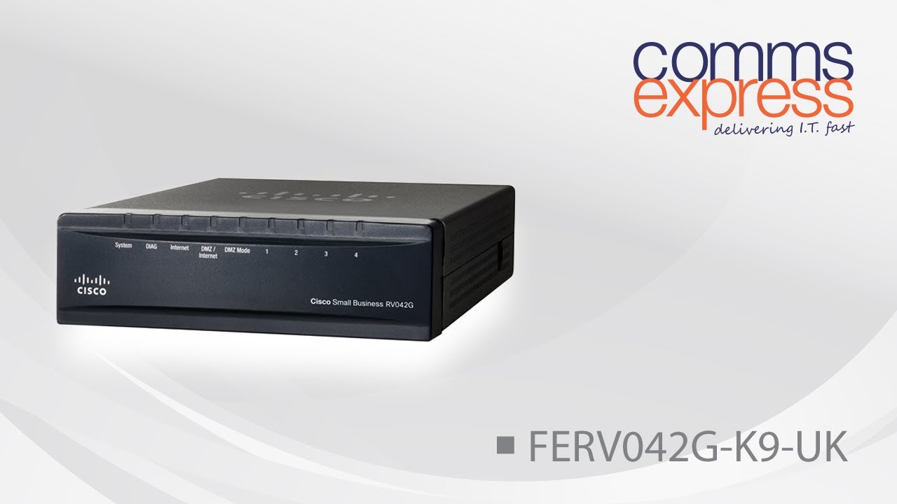 Cisco RV042G Dual Gigabit WAN VPN Router with Built-in 4-port Gigabit ...