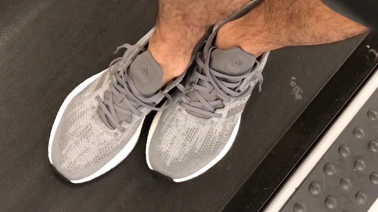 On The Treadmill Adidas Boost DPR Running Shoes-Sockless and Insole ...