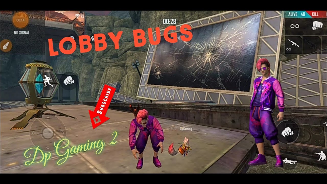 FREEFIRE LOBBY BUGS WITH DP GAMING 2 - YouTube