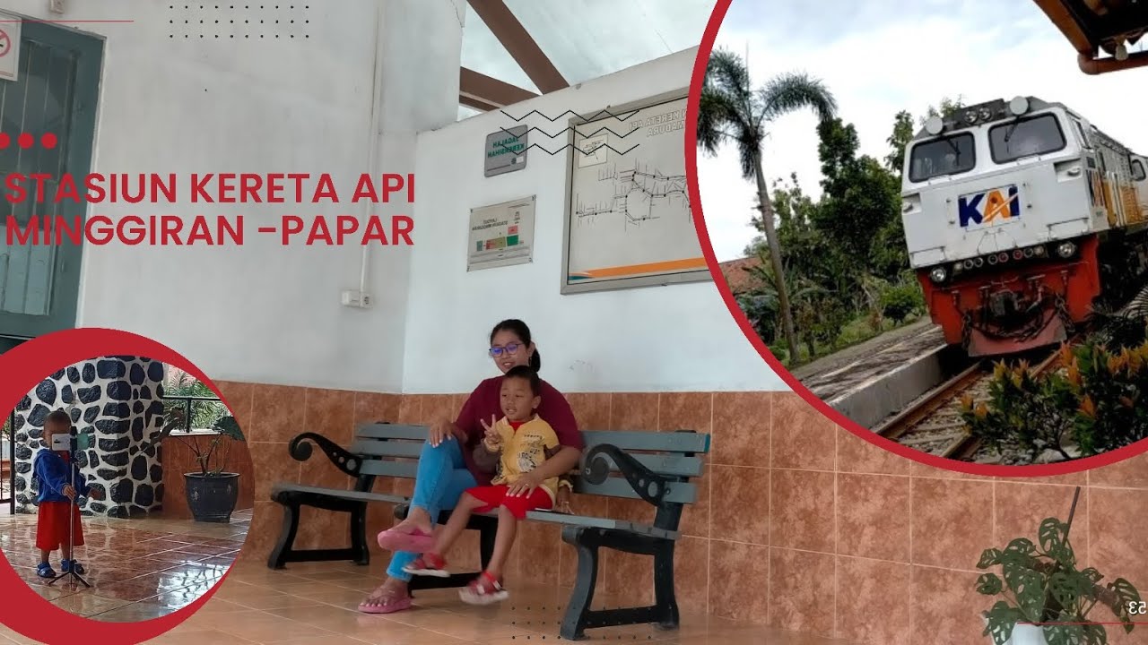 Melihat dan mengenal kereta api di Stasiun Minggiran - Papar - Kediri ...