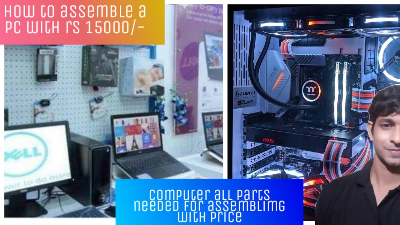 how to build a PC with budget of rs 15000/- || All components price and ...