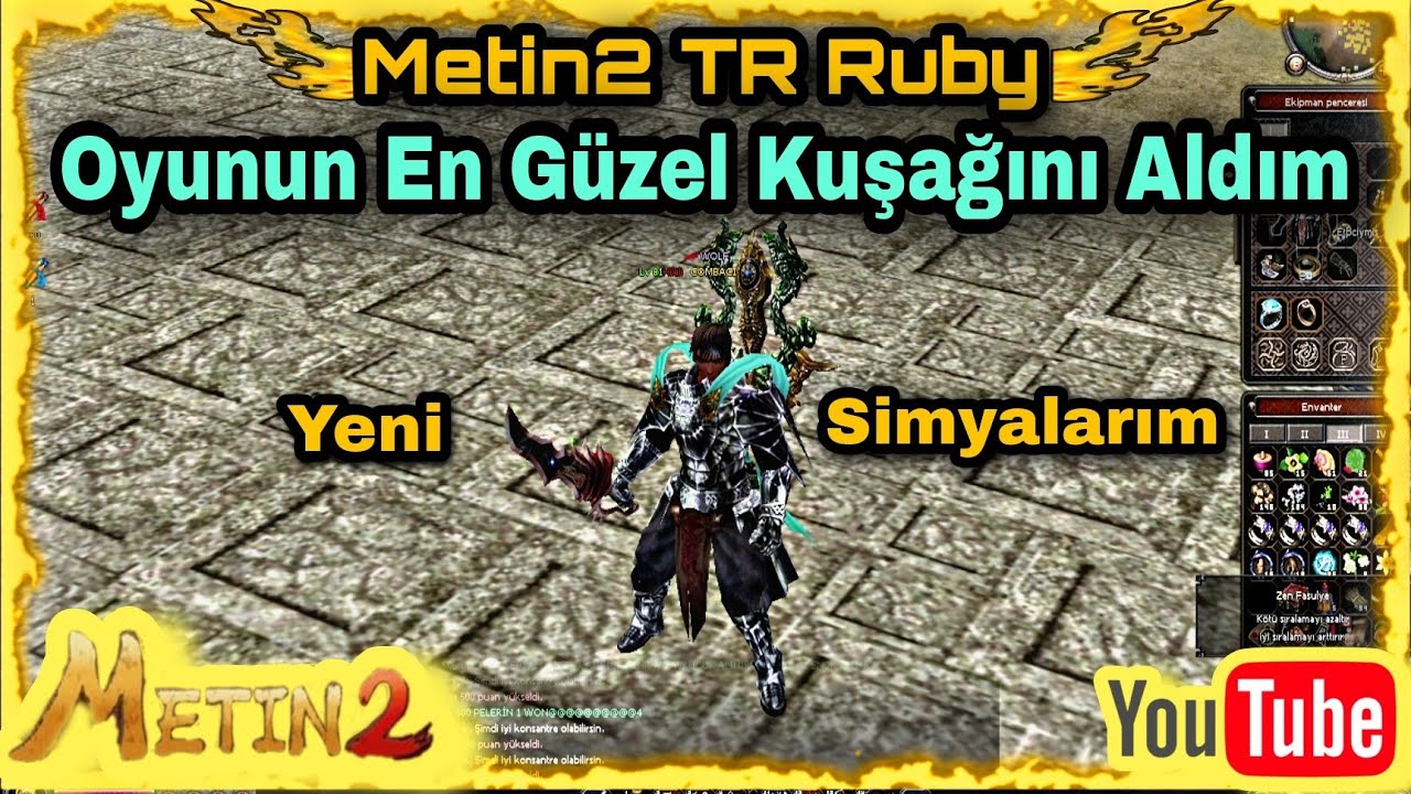 Metin2 TR Ruby #30 l Oyunun En Güzel Kuşağını Satın Aldım l Yeni ...