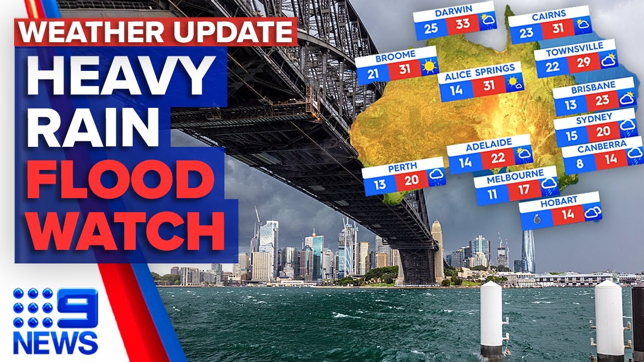 Heavy rain expected across NSW, Northern Victoria on flood watch ...