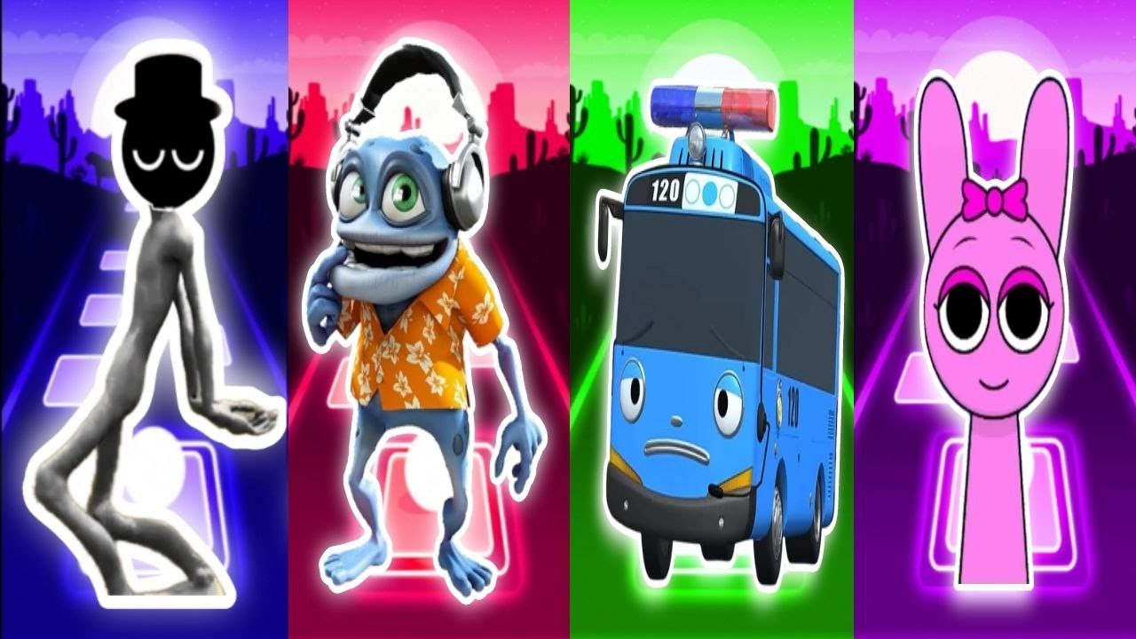 Sprunki Alien - Crazy Frog -Tayo Little Bus - incredibox Sprunki ...