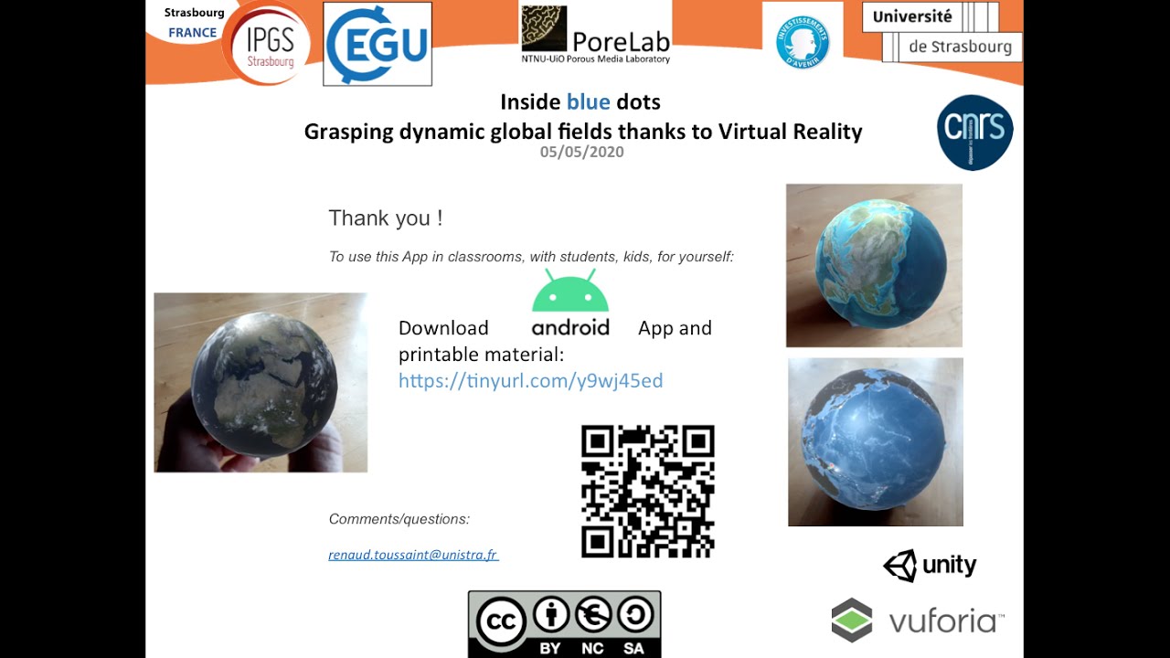 Terre Virtuelle, Demo - programme libre EarthVarious , téléchargeable - YouTube