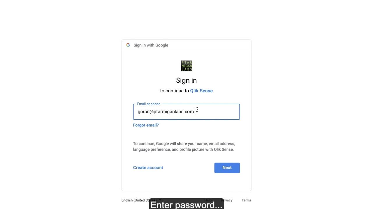 Qlik Sense login using Google auth - YouTube