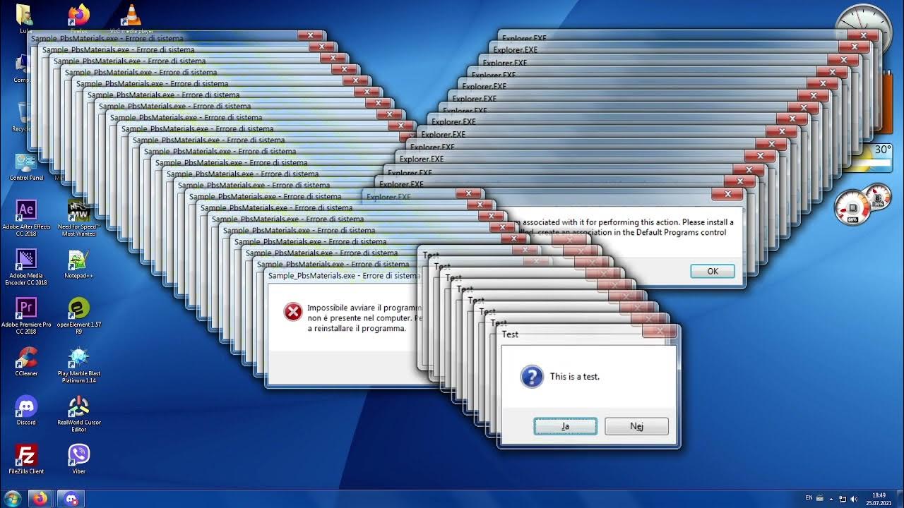 Windows 7 Crazy Error - YouTube