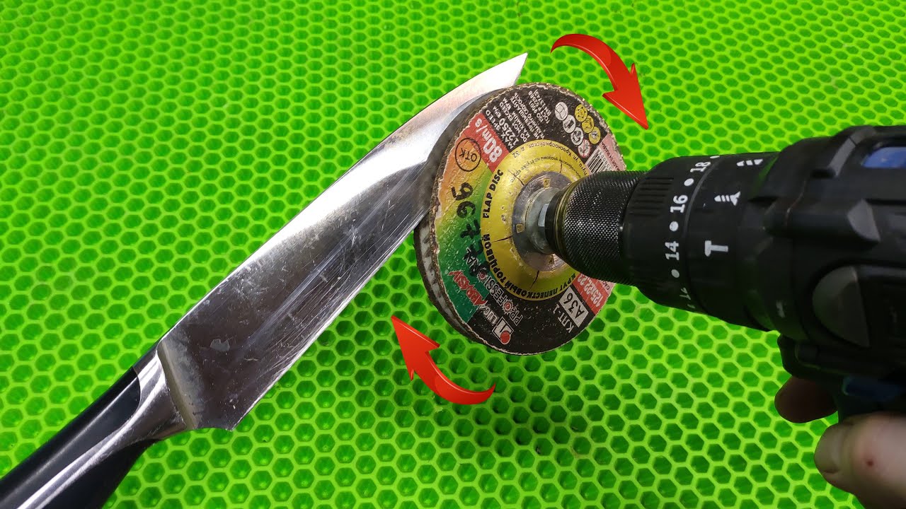 Razor-sharp method of sharpening knives in 2 minutes! - YouTube