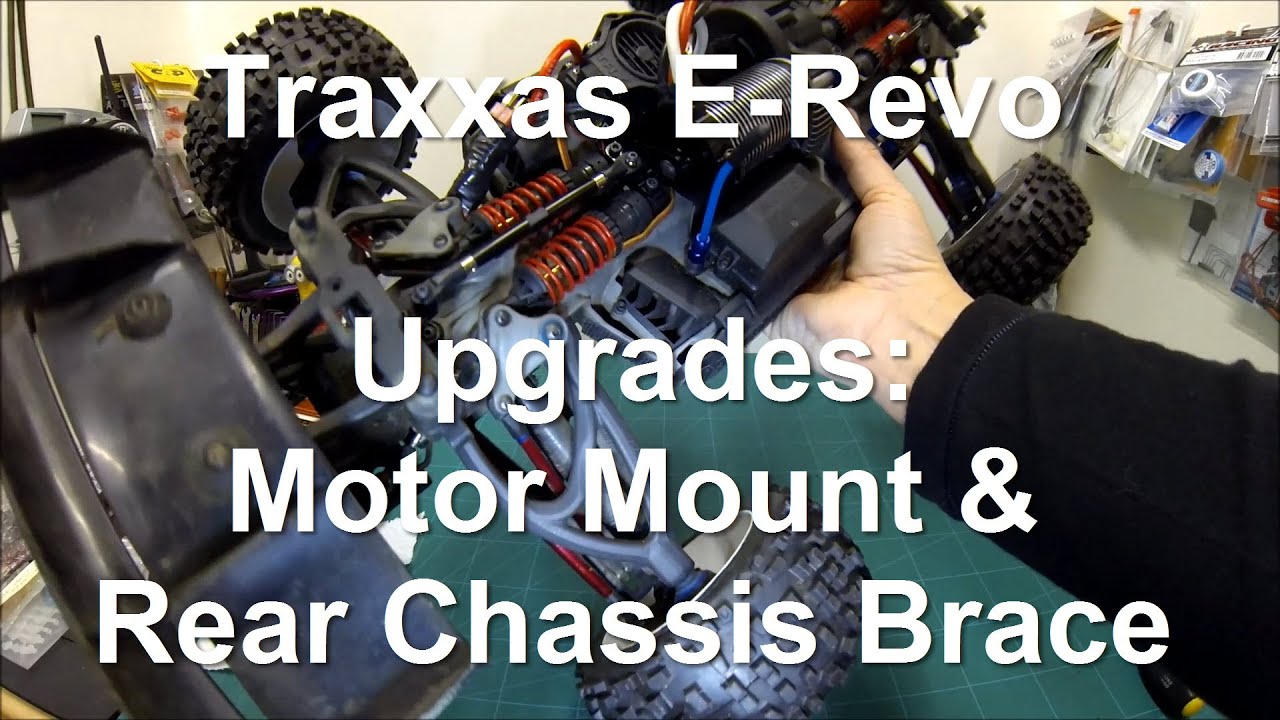 e-Revo Brushless - Motor Mount & Chassis Brace Upgrades. - YouTube