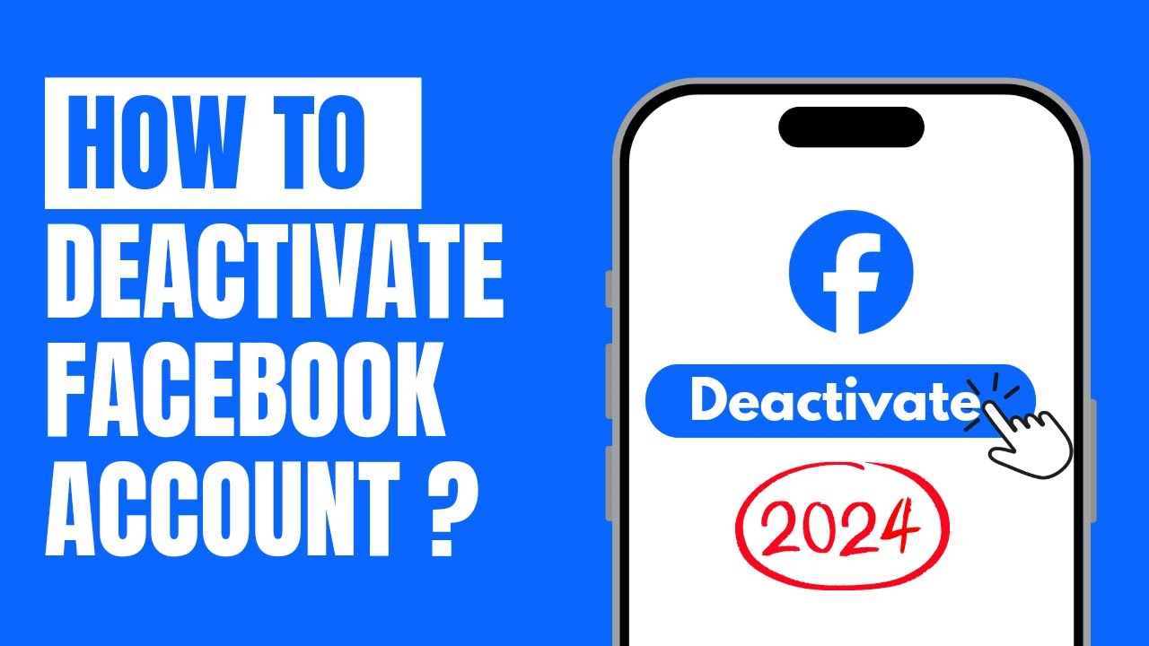 How to Deactivate Facebook Account | Deactivate Facebook 2024 - YouTube