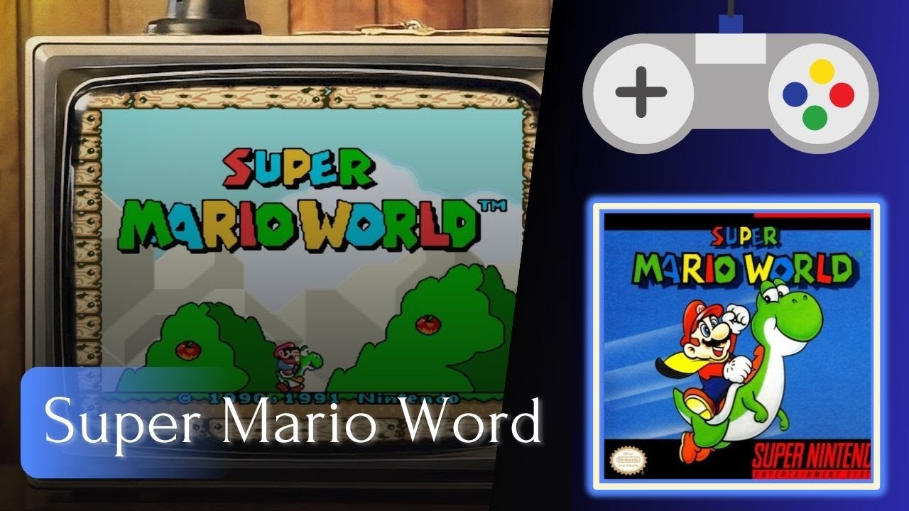 Super Mario World "PS1" - 1990 (Gameplay) - YouTube