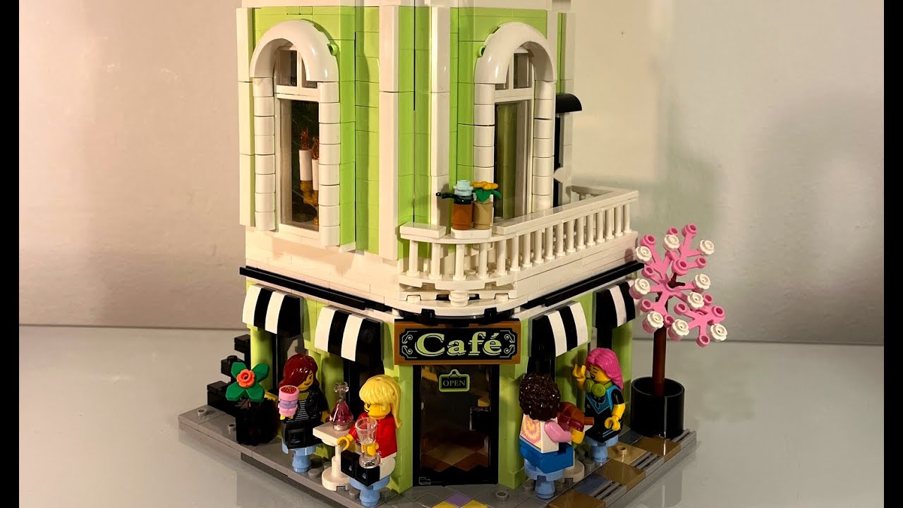 Let's build a modular Lego City café! Transforming the Heartlake City ...