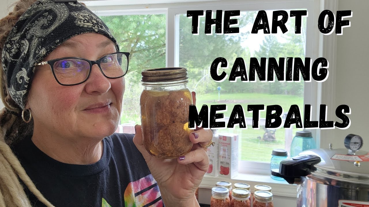 Making Canned Meatballs At Home - YouTube