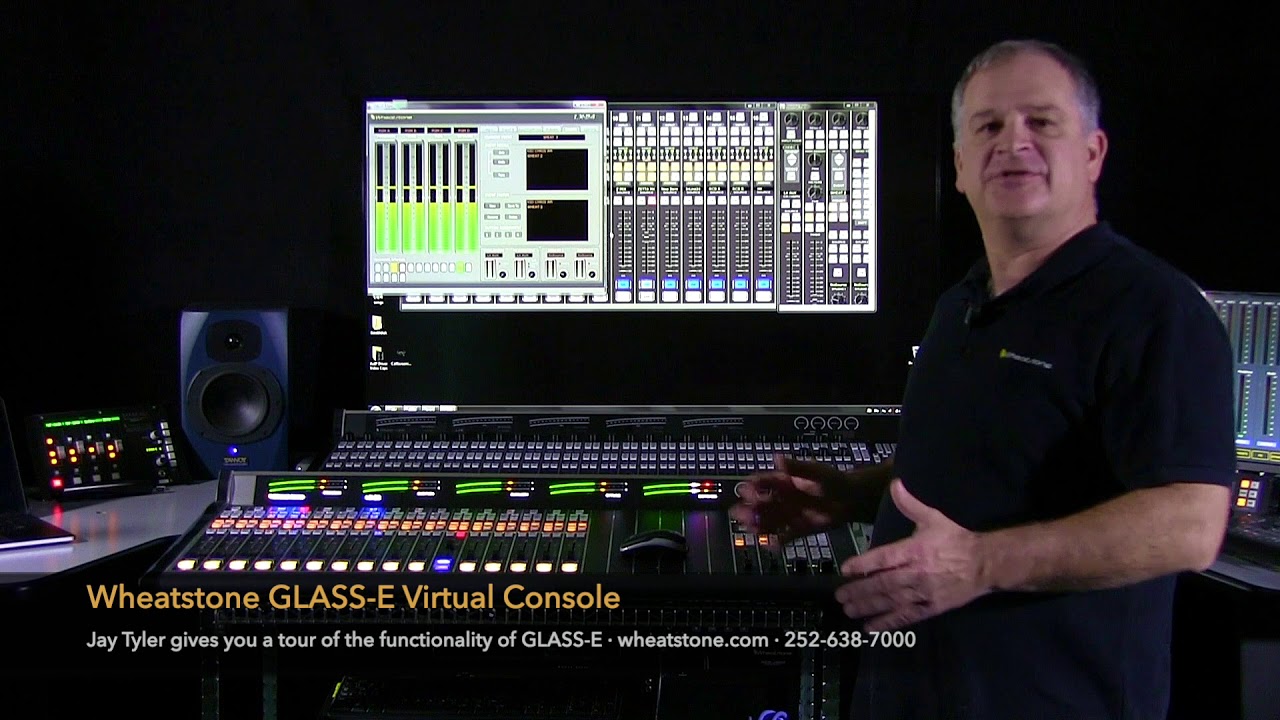 Wheatstone GLASS_E Virtual Console Part 1 - YouTube