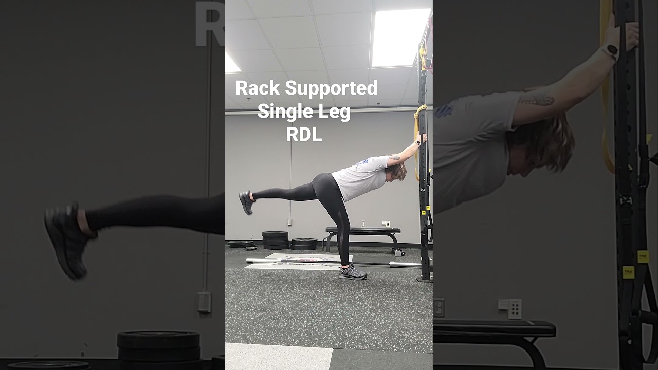 Rack Supported Single Leg RDL - YouTube