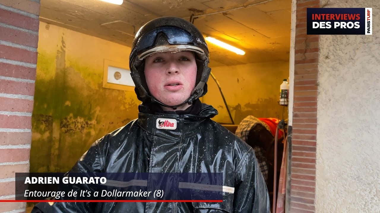 ADRIEN GUARATO | ENTOURAGE DE IT'S A DOLLARMAKER | QUINTE DU DIMANCHE ...