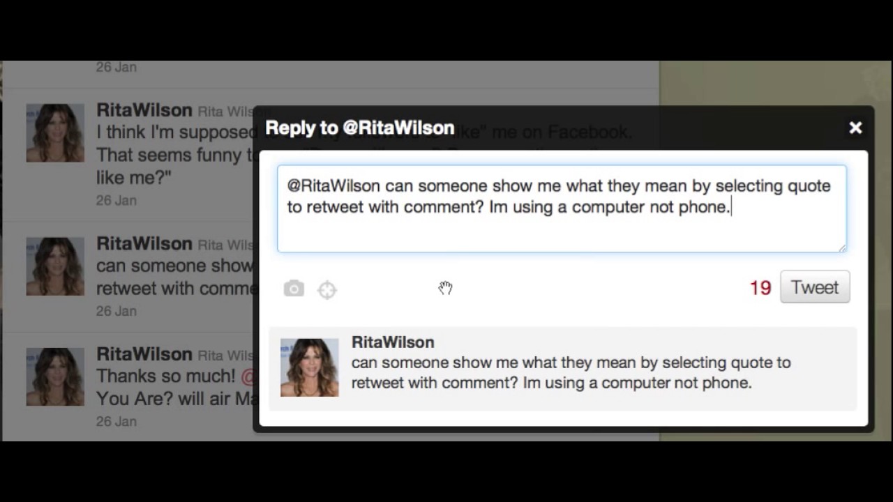 How to Retweet with Comment Using the Twitter web GUI - YouTube