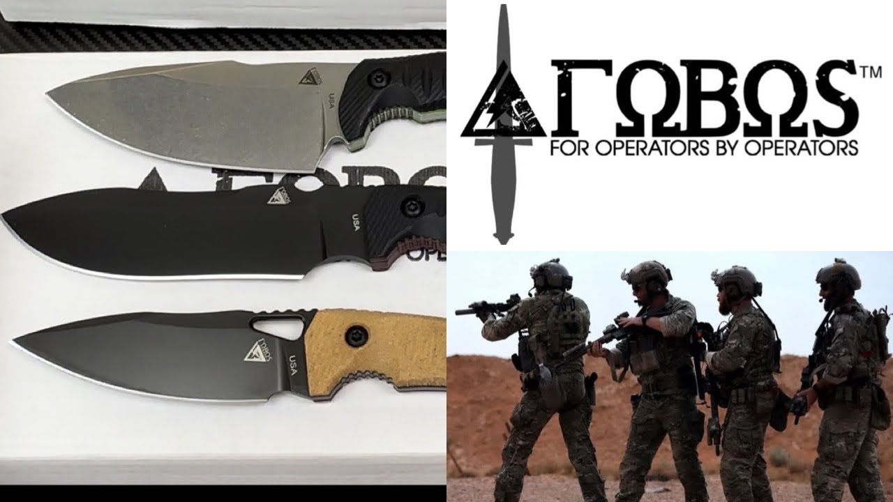 FOBOS knives USA made carried by Special Forces ! - YouTube