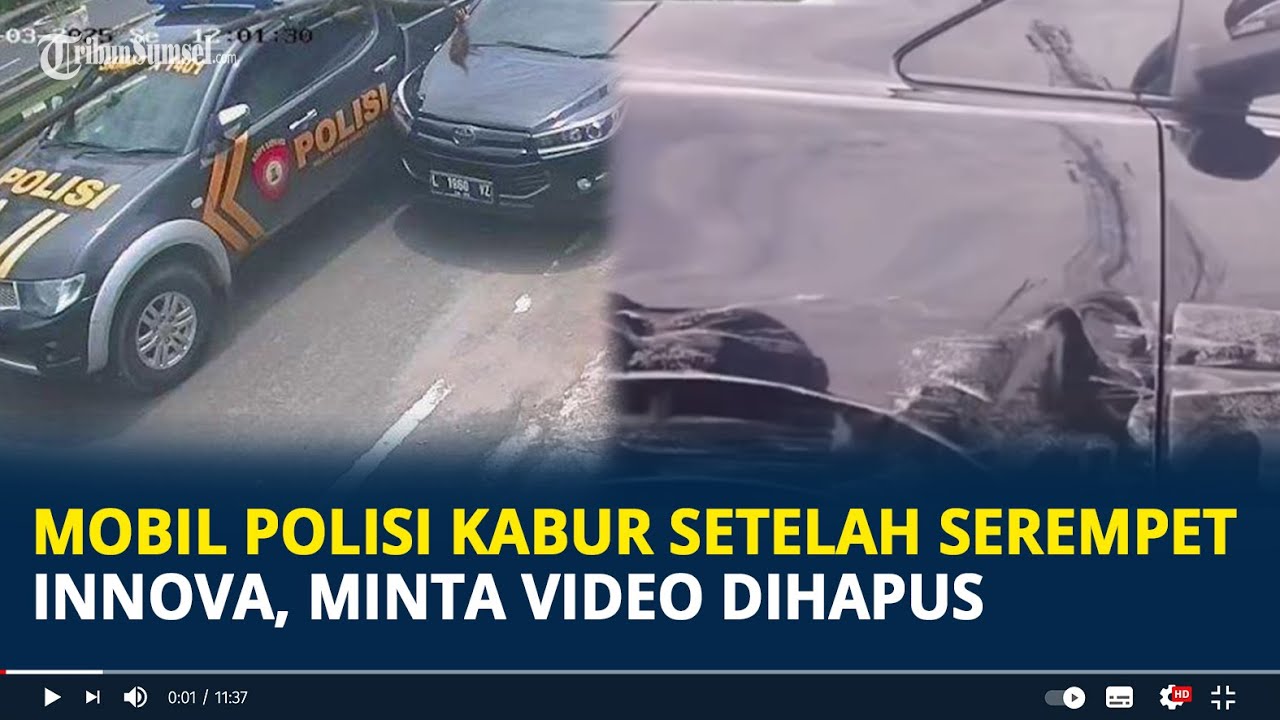 Viral Mobil Dinas Polisi Kabur Setelah Serempet Innova, Wakapolres ...