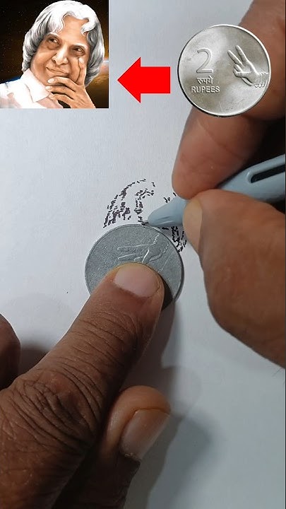 Apj Abdul Kalam Sketch With Coinshortsapjabdulkalam Rsarts Youtube
