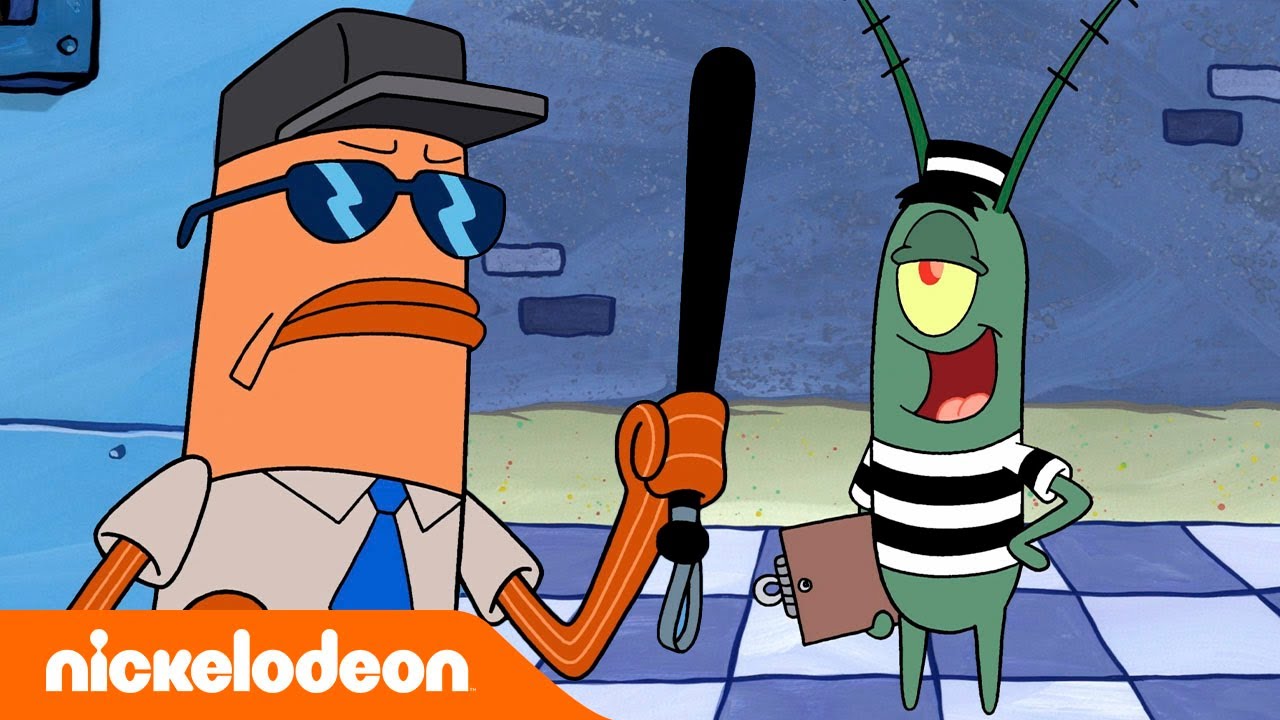 SpongeBob | Plankton di Penjara!| Nickelodeon Bahasa - YouTube