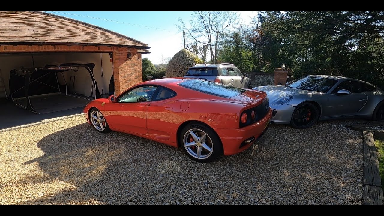 Ferrari Modena 360 - First drive post engine remapping - YouTube