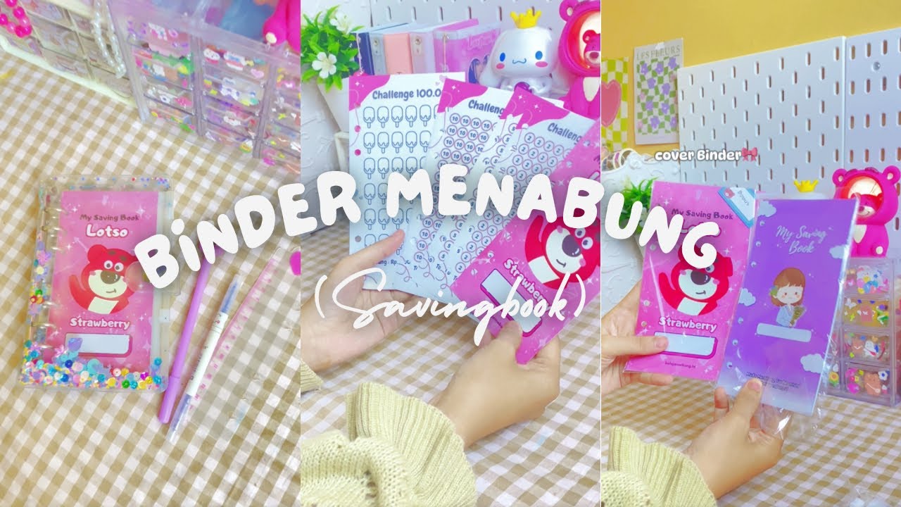 Binder Menabung Lucu｜saving Book Cute - YouTube