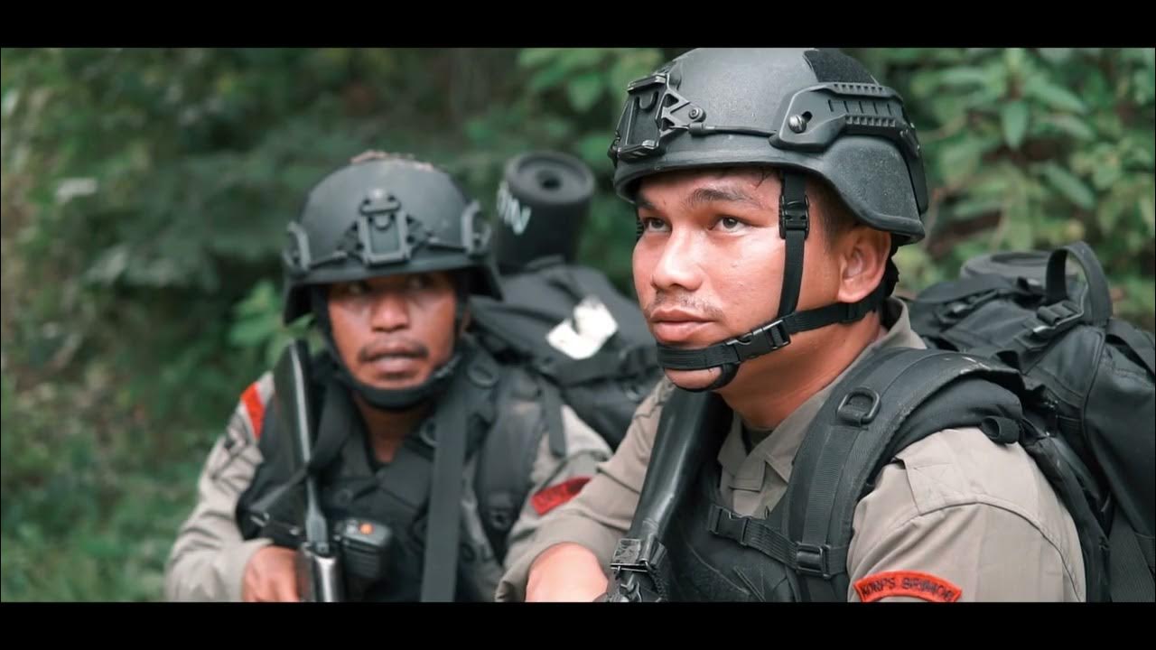 BRIMOB PERANG | Latihan Jungle Warfare Kompi 2 Batalyon B Pelopor Satbrimobda Aceh - YouTube