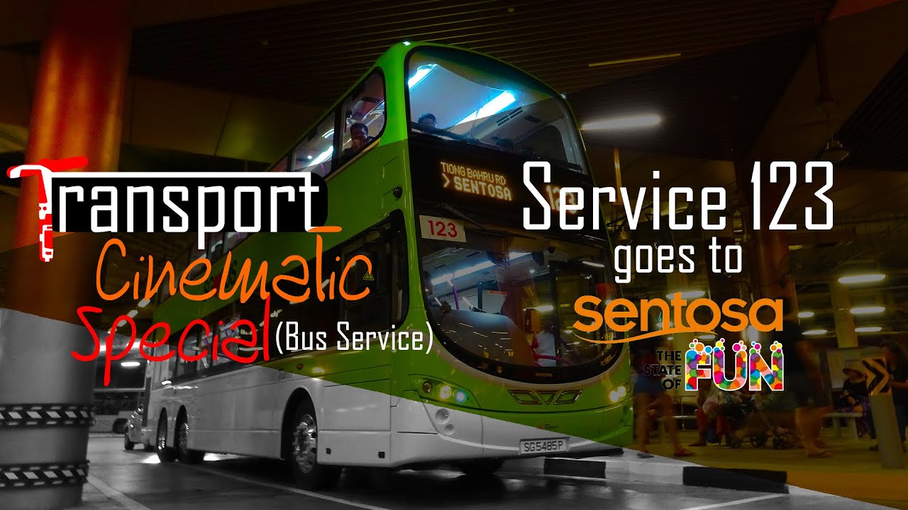 [Bus Service] Double Decker Bus in Sentosa? - Service 123 - YouTube