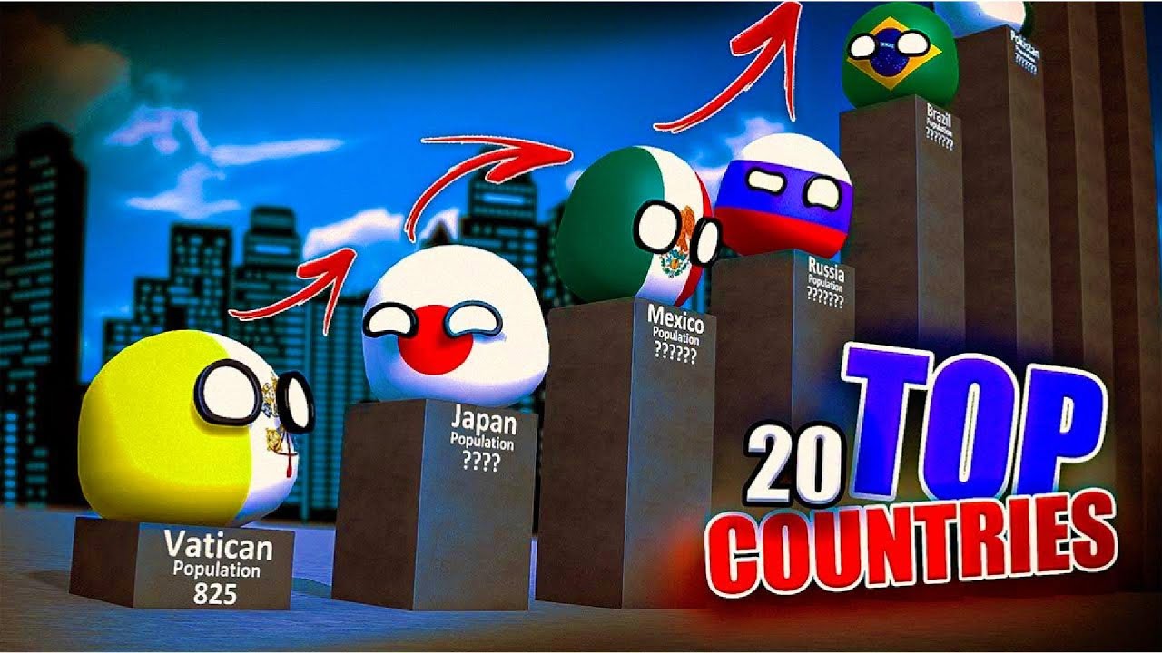 Countries by Population 2025 - countryballs 3D - YouTube