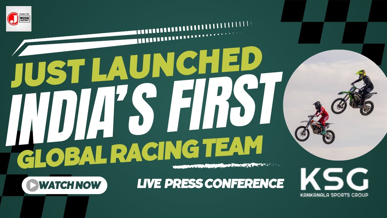 India's First Global Racing Team | Press Conference Live | KSG | Event ...