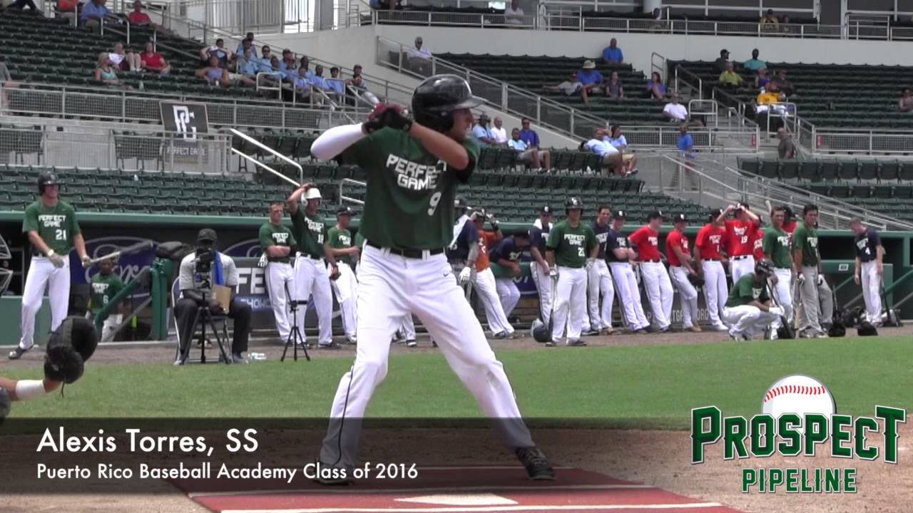 Alexis Torres Prospect Video, SS, Puerto Rico Baseball Academy Class of ...