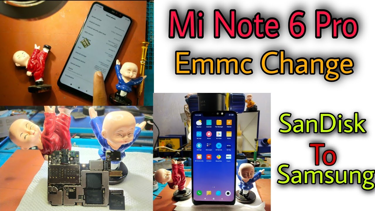 Mi Redmi Note 6 pro Emmc Change Without Change CPU || with Security ...