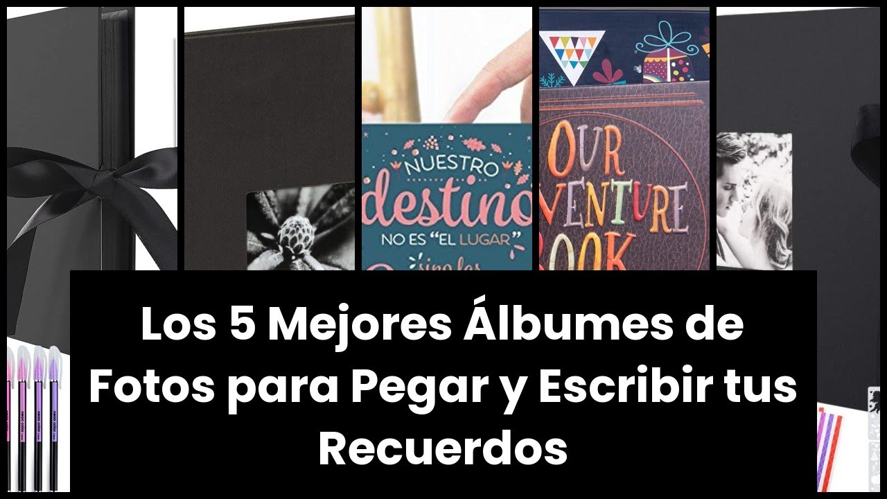 Los 5 Mejores Álbumes de Fotos para Pegar y Escribir tus Recuerdos 1️⃣ ...