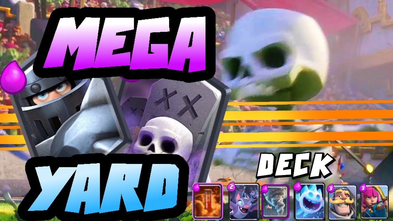 COUNTER PUSH Mega Knight, Graveyard Deck [Clash Royale] - YouTube