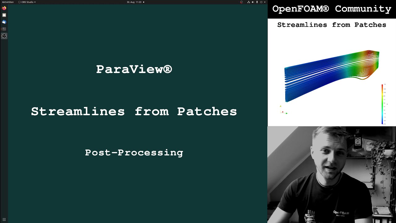 Streamlines With Patch Seeds ∇ ParaView® - YouTube