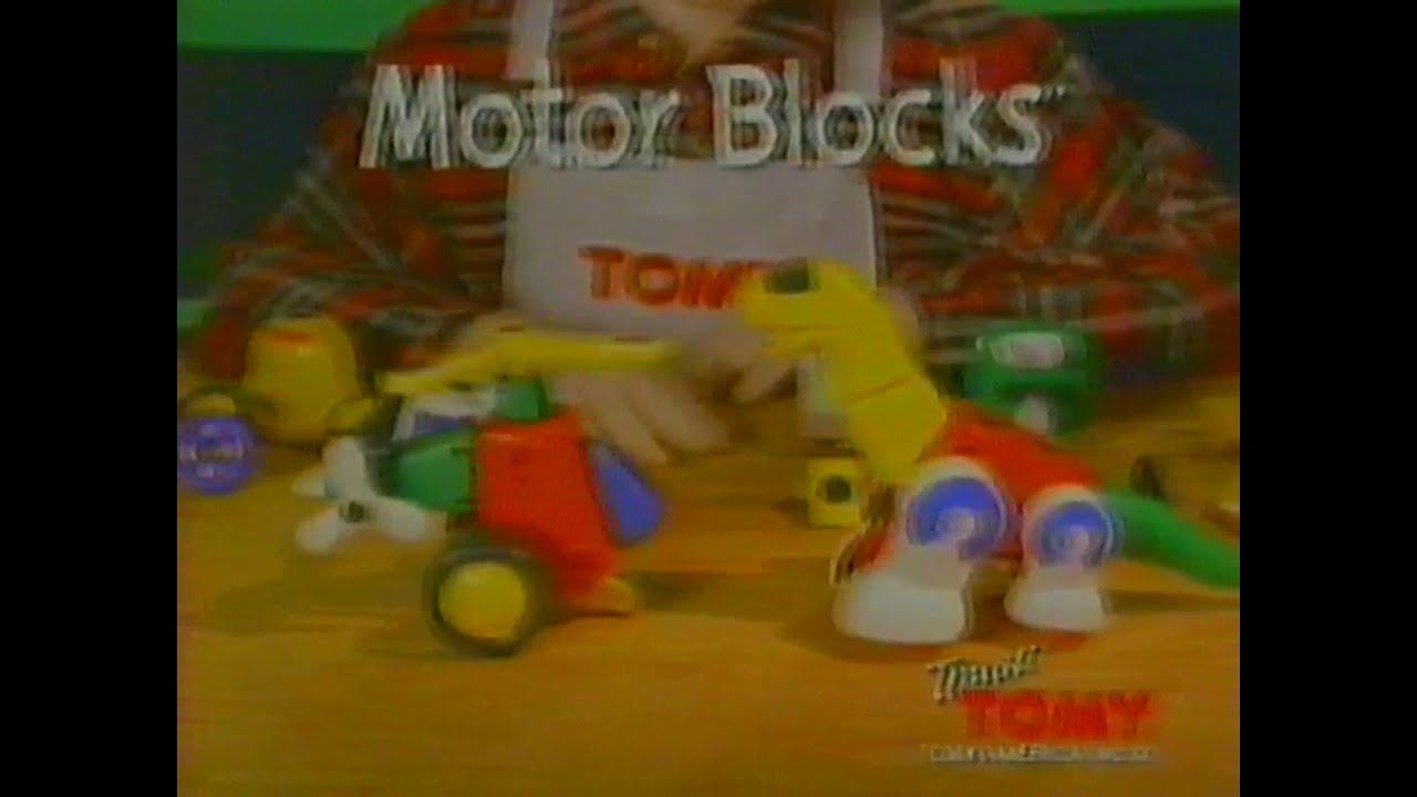 1995 TOMY Motor Blocks Toy Commercial - YouTube