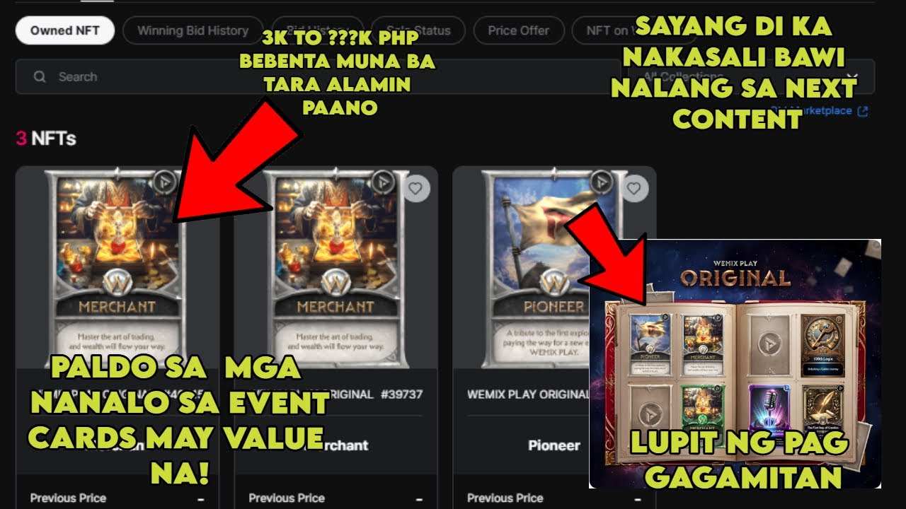 MIR4 , NIGHT CROWS EVENT NA NAKAKUHA NG NFT CARD PWEDE NA IBENTA AT ...