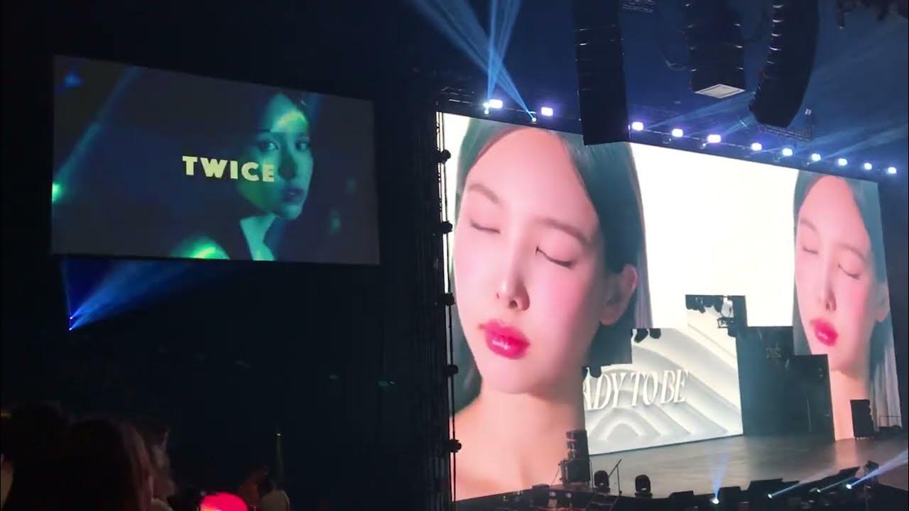 TWICE JYP PROMO VIDEO - LONDON DAY 1 “Ready To Be” 5th WORLD TOUR 07/09/23 - YouTube