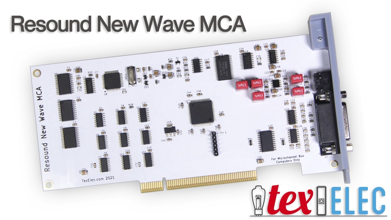 Resound New Wave MCA - Microchannel Sound Card for Microchannel Bus ...