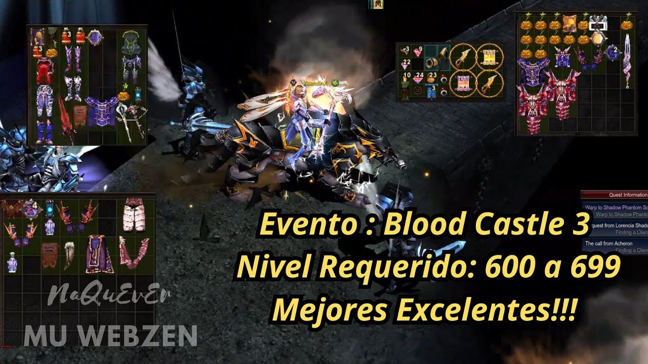 Mu Online Web Zen Evento: Blood Castle+3 Mejores Excelentes!!! - YouTube