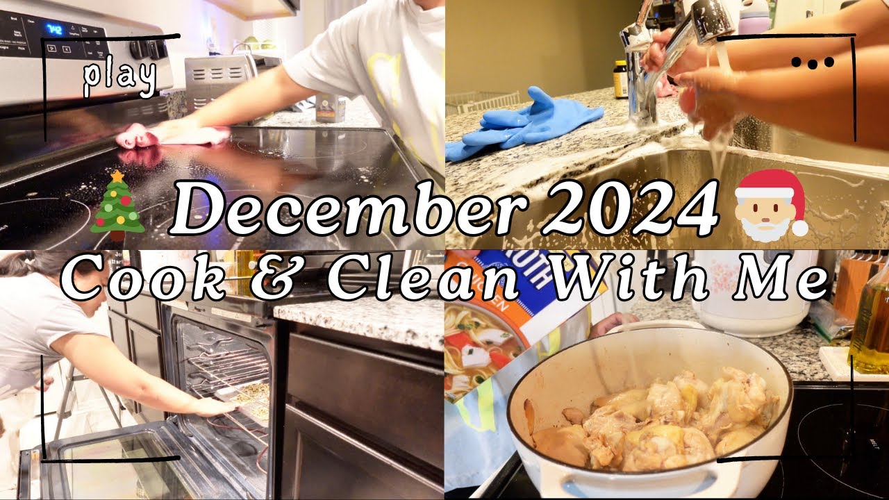 Vlogmas Week 1 DECEMBER COOKING AND CLEANING VLOG || CLEAN & COOK WITH ...