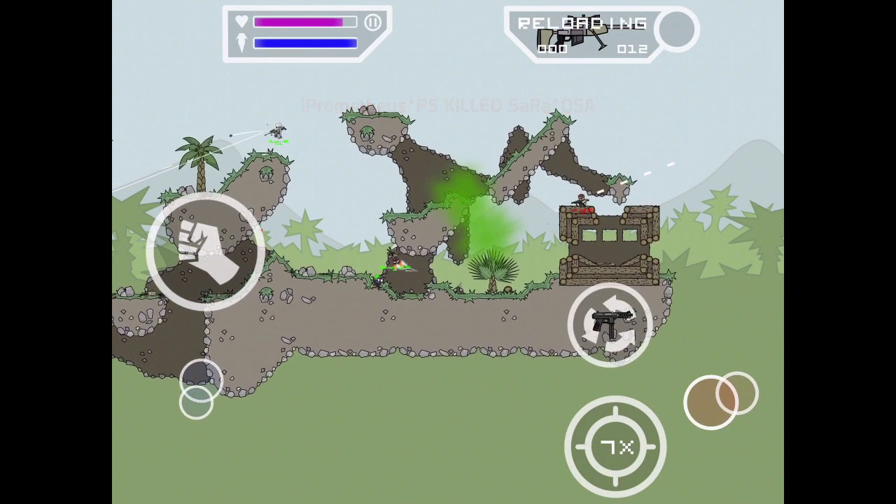 PS vs DSA clan war ,minimilitia ,Rusty gameplay - YouTube