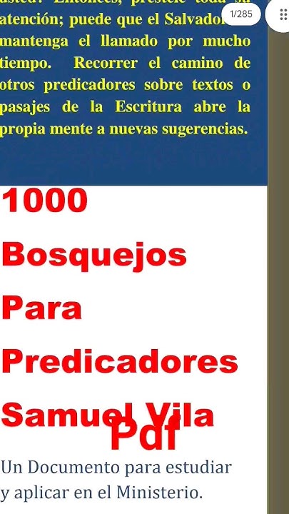 1000 bosquejos para predicar Libro PDF #shorts #jesus #predicas - YouTube
