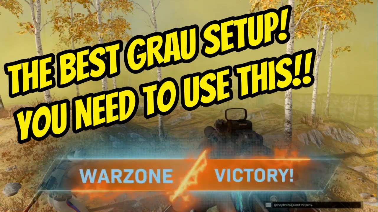 The BEST Grau Setup for Warzone! (with Warzone clutch win!) - YouTube