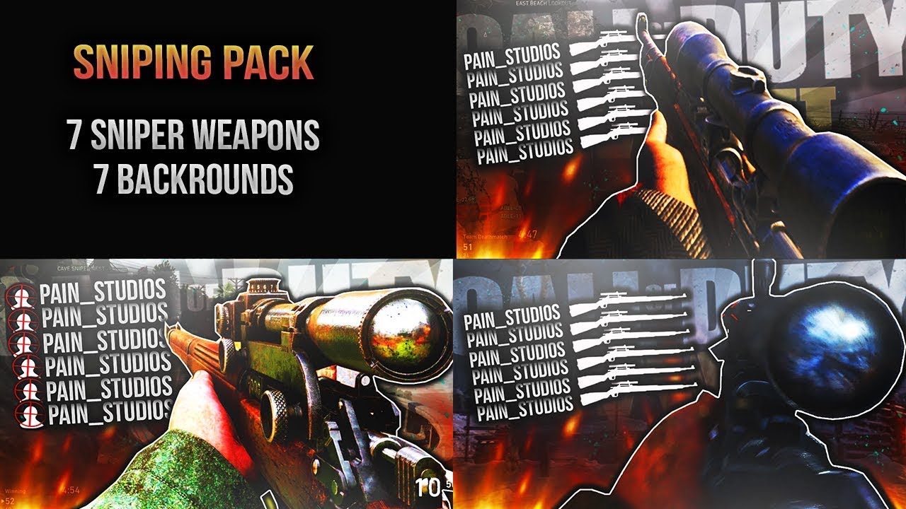 WW2 Sniping Thumbnail Template - YouTube