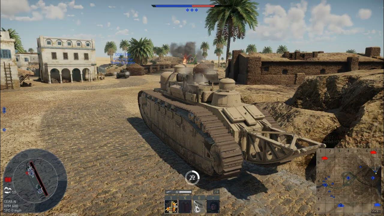 WAR THUNDER-CHAR 2C BIS DOUBLE KILL - YouTube