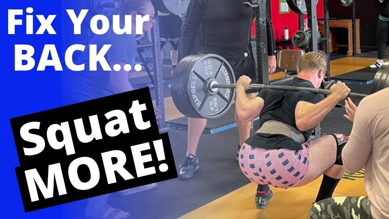 Starting Strength Squat/Low Bar Squat | Fix Your AWFUL BACK! - YouTube