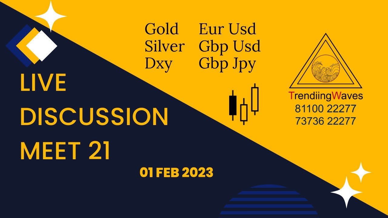 Live Discussion Meet 21 Gold Silver DXY EU GU GJ 01 Feb 2023 - YouTube